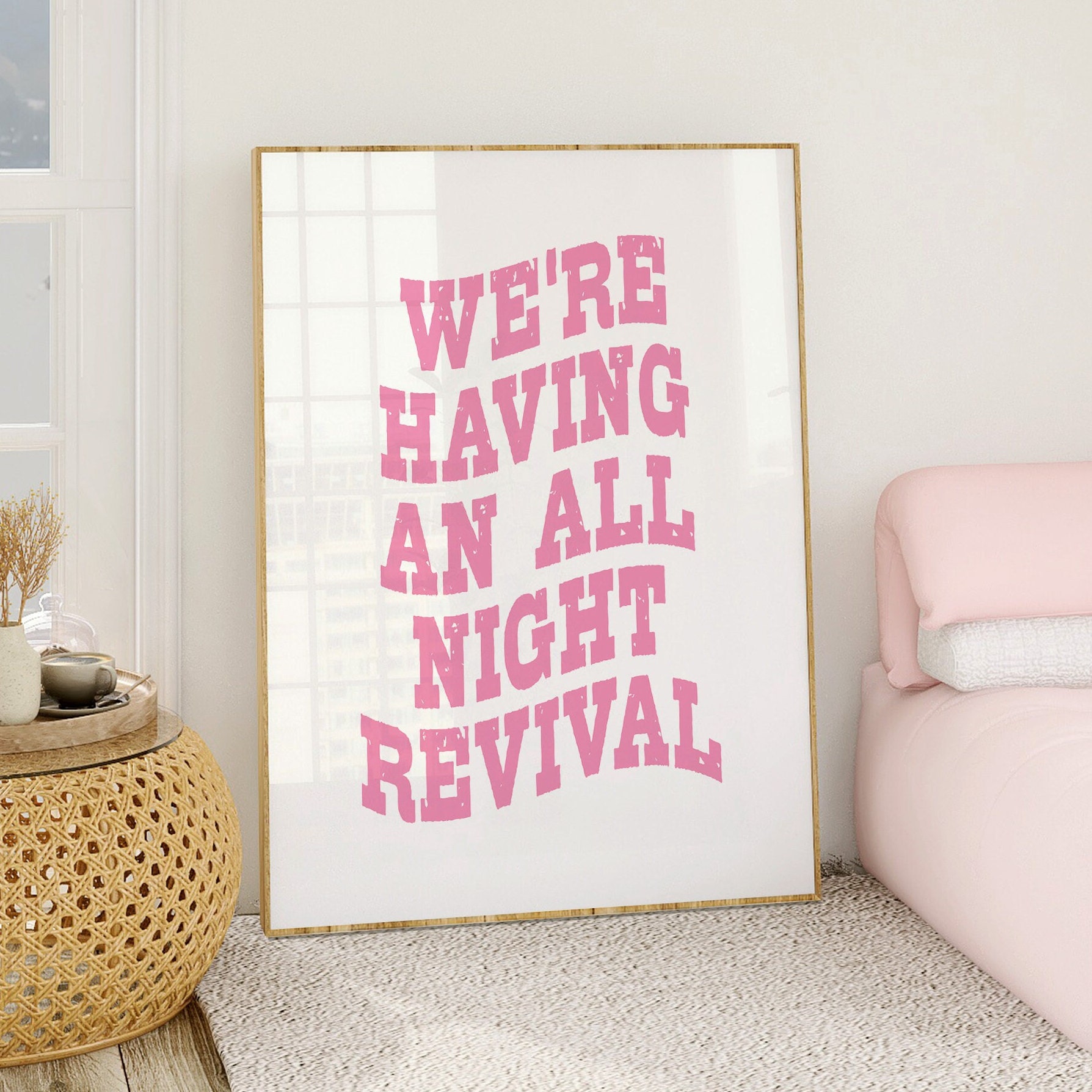 All Night Revival Wall Art Trendy Cowgirl Wall Art Cowgirl Coastal Blue ...