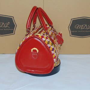 Bag Blob Leather Red - Etsy