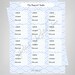 Instant Download Blue Password Tracker PDF Printable 8.5 X 11 Password ...