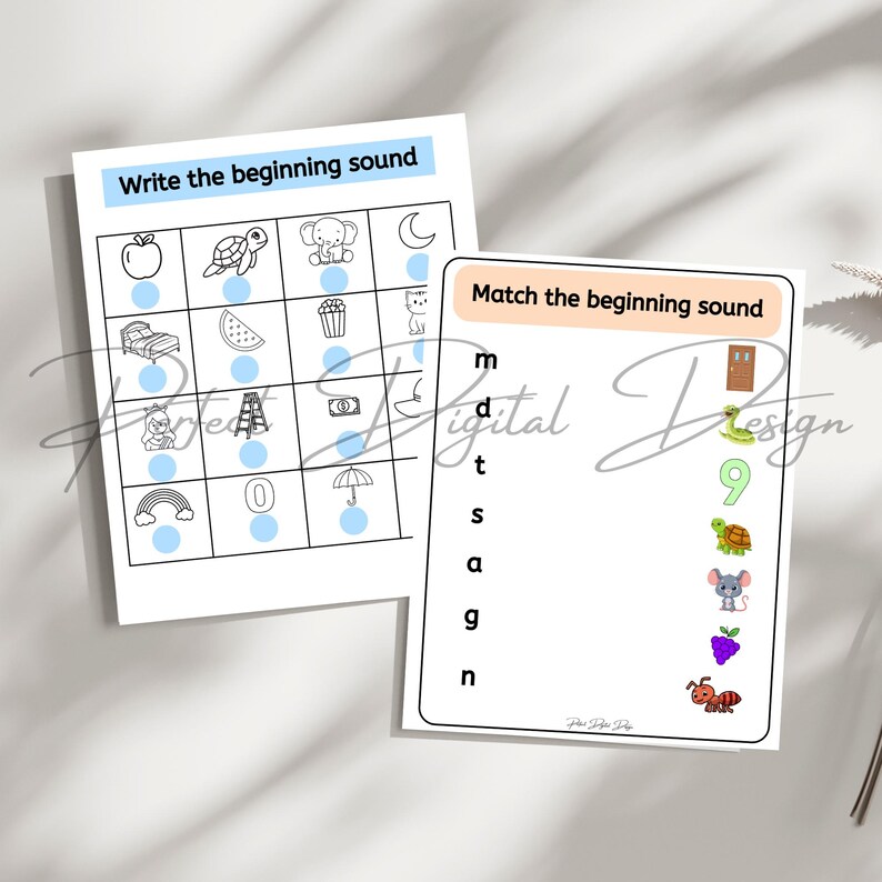 Printable Alphabet and CVC Worksheets, 15 Engaging Educational Activity ...