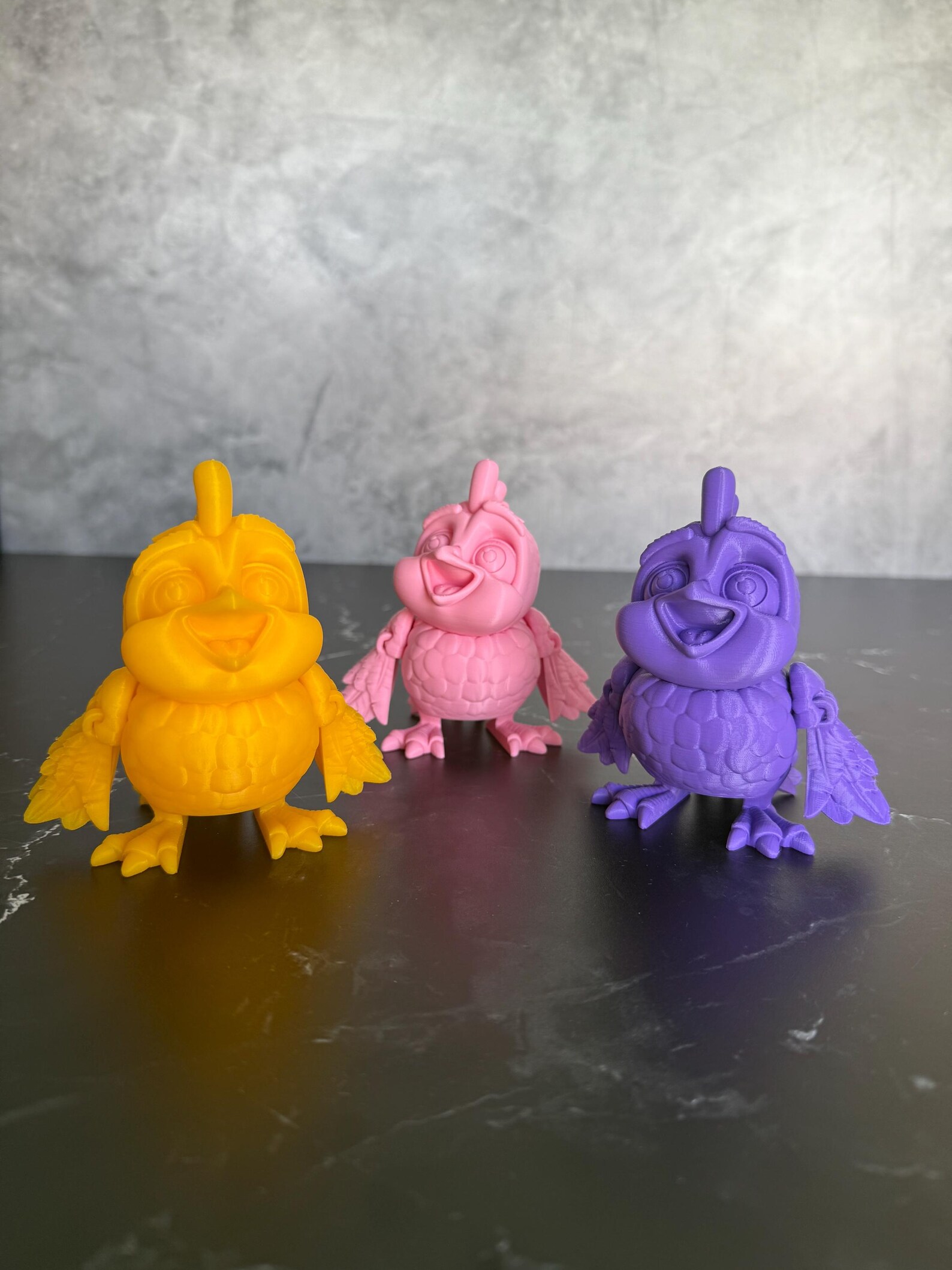 Flexi Factory Articulated Chicken: Eco-friendly 3D Printed Toy - Etsy