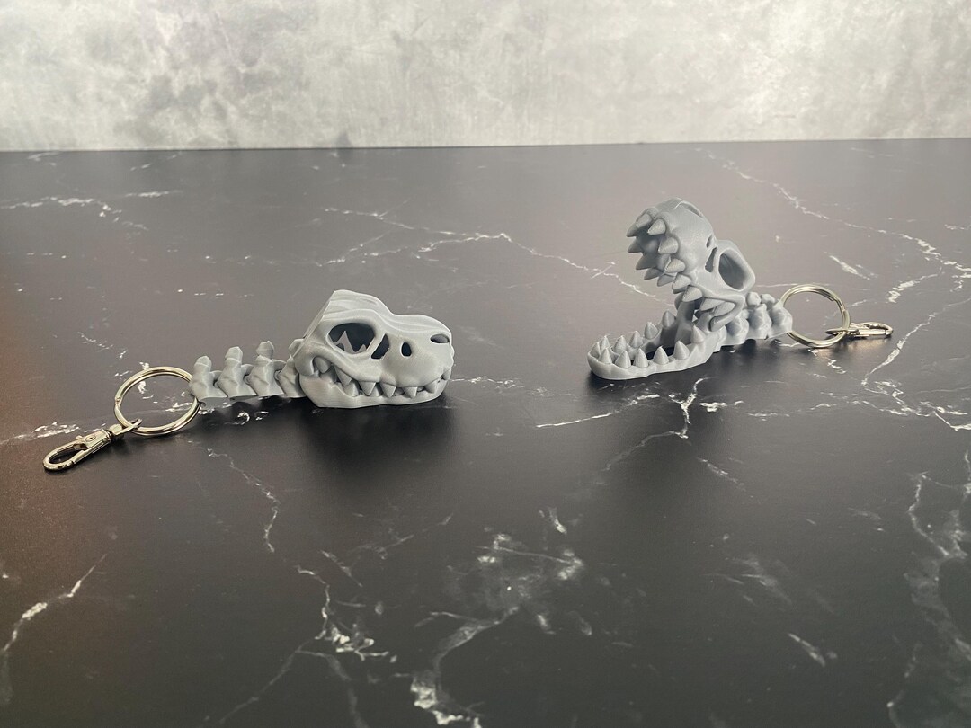 Flexi Factory Articulating/flexible Dino Keychains - Etsy