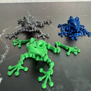 Flexi Factory Articulating/flexible Skeleton Frog - Etsy