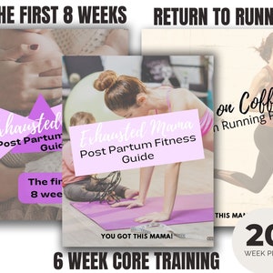 Post Partum Fitness Guide for Post Partum Gift for New Mom Exercise ...