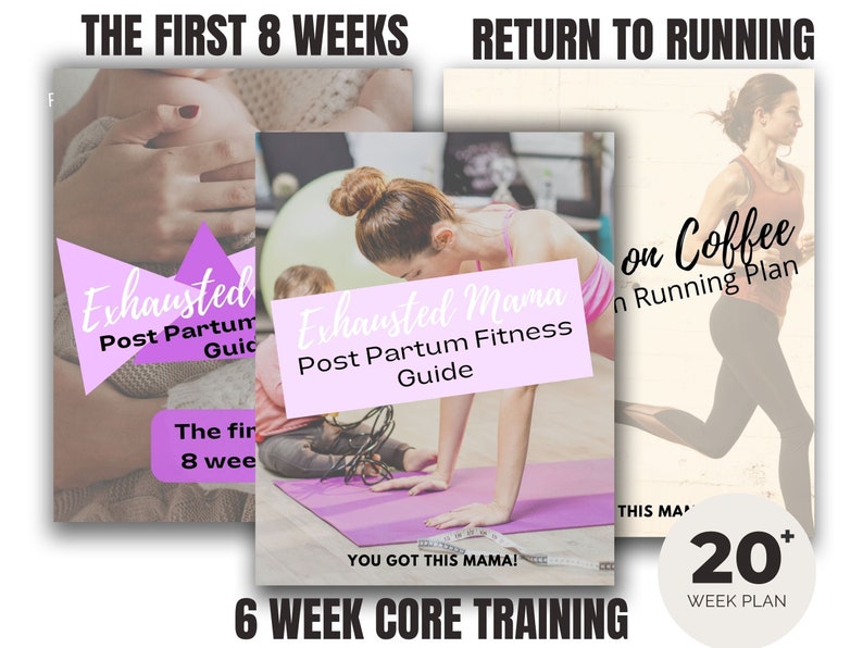 Post Partum Fitness Guide for Post Partum Gift for New Mom Exercise ...