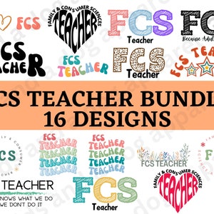 FCS Teacher Svg FCS Teacher Png FACS Teacher Svg Fcs Teacher Shirt Home ...