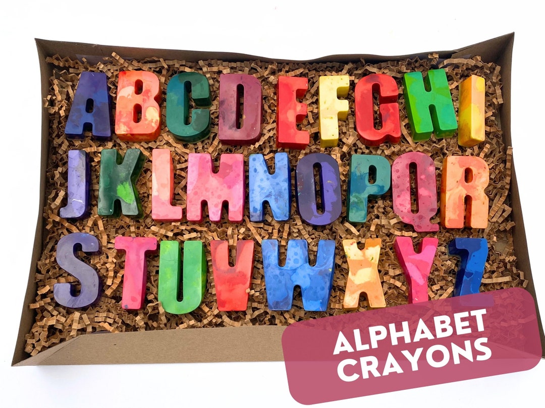 Custom Alphabet Crayon for Preschool ABC Crayon for Toddler - Etsy