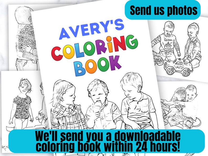Personalized Kid Coloring Book Custom Kid Activity Book for 5 Year Old ...