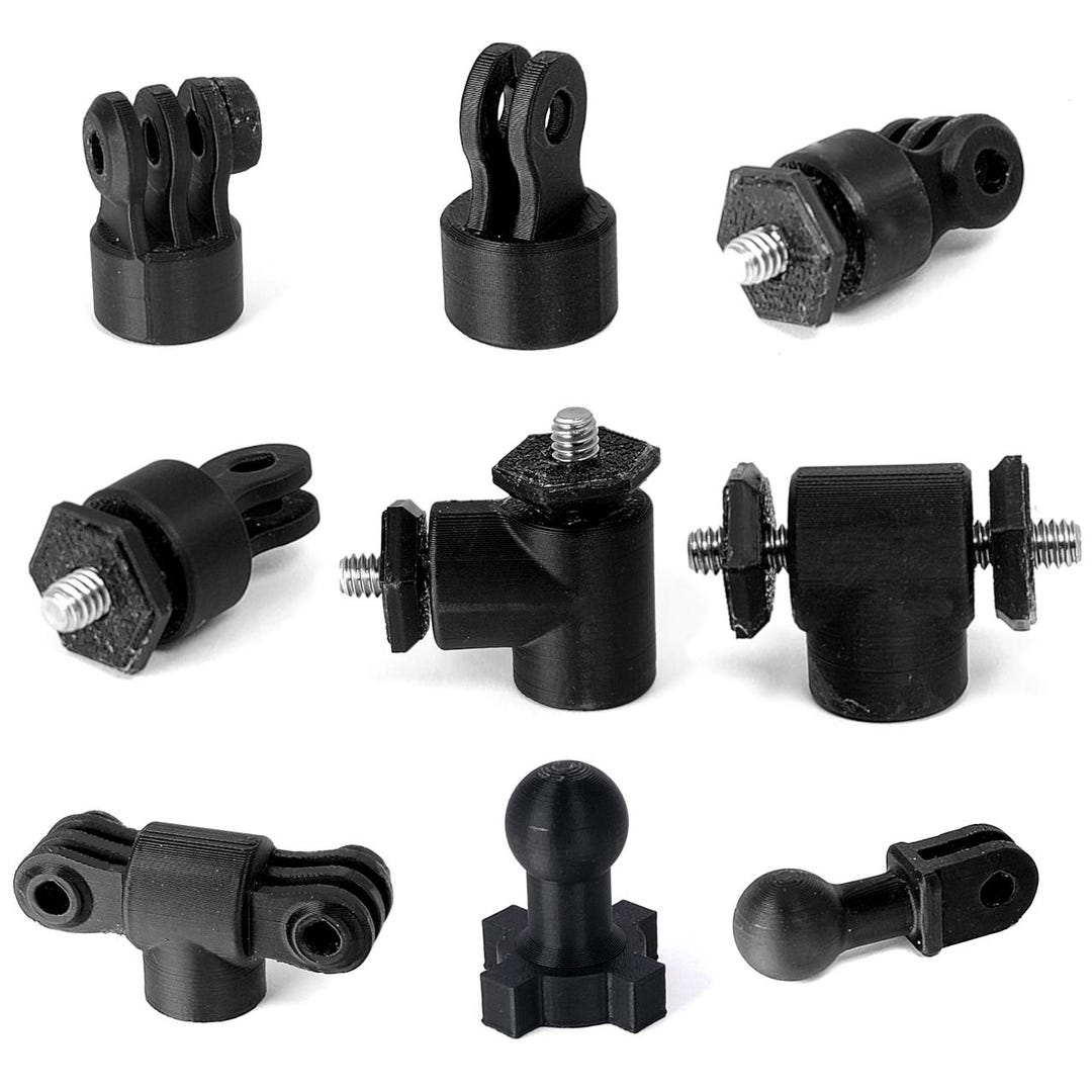 2 Pack of Camera Tripod and Gopro/action Camera Adapters - Etsy