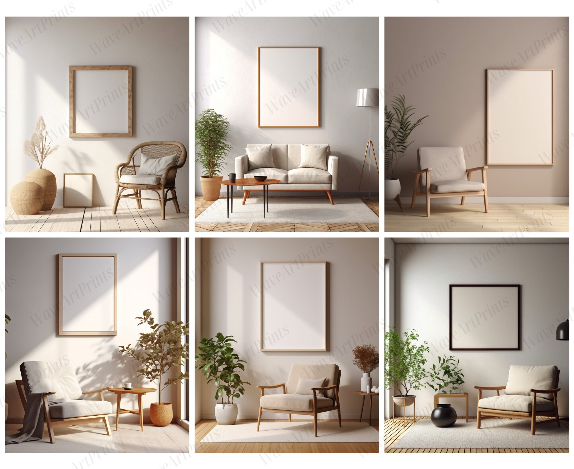 100 Frame Mockup Bundle I Modern Mockup I Frame Mockup I Wall Art Frame ...