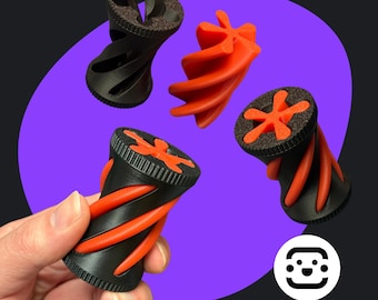 STL File for a 3d Printed Spiral Pass-through Fidget - Etsy