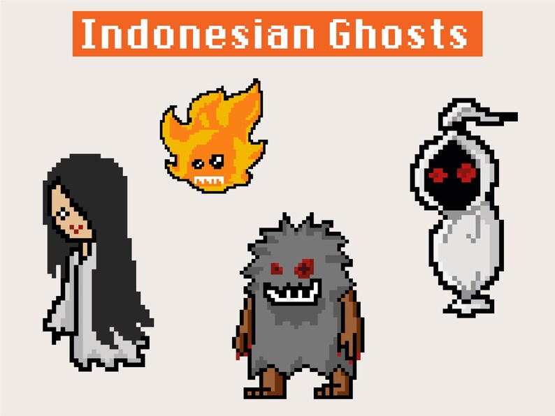 Halloween SVG Halloween Sticker Svg Pixel Art Halloween - Etsy