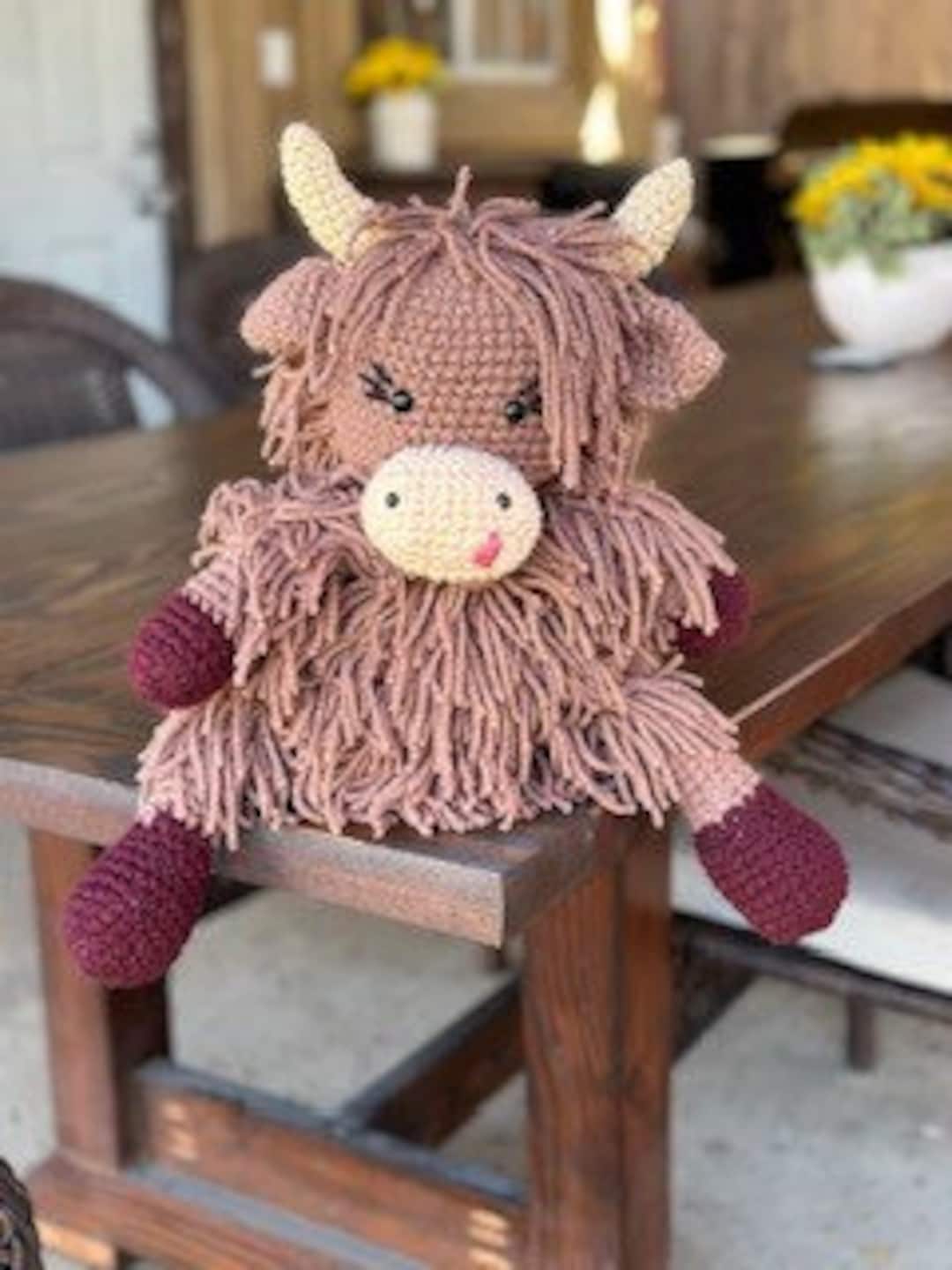 Highland Cow Crochet Pattern - Etsy