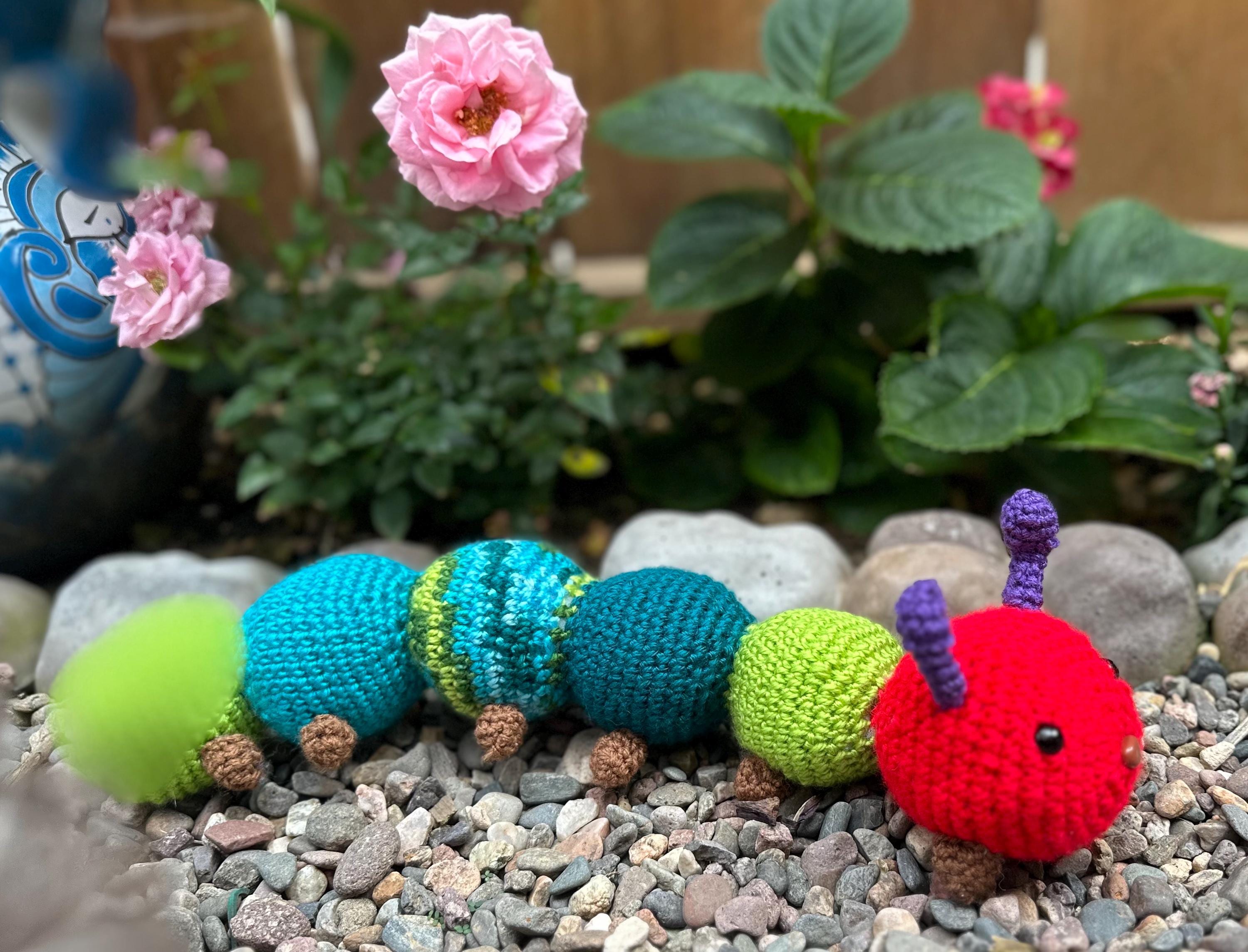 Amigurumi Caterpillar Crochet Pattern - Easy Cute Bug Toy PDF- Beginner Friendly- Inchworm ...