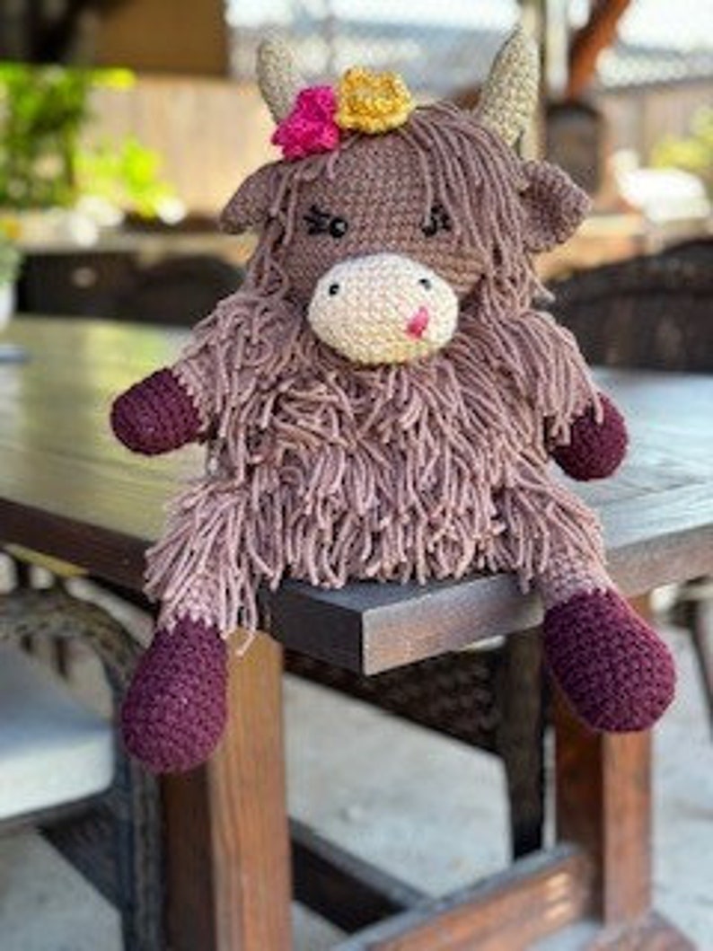 Highland Cow Crochet Pattern - Etsy