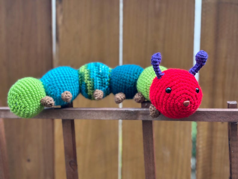 Amigurumi Caterpillar Crochet Pattern - Easy Cute Bug Toy PDF- Beginner ...