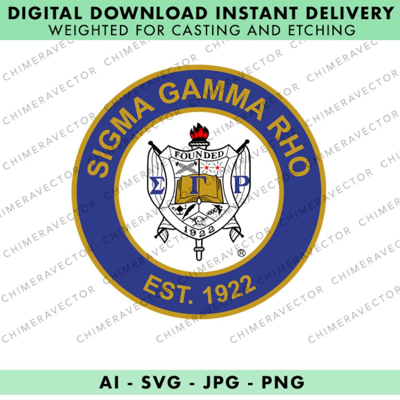 Sigma Gamma Rho Svg - Etsy