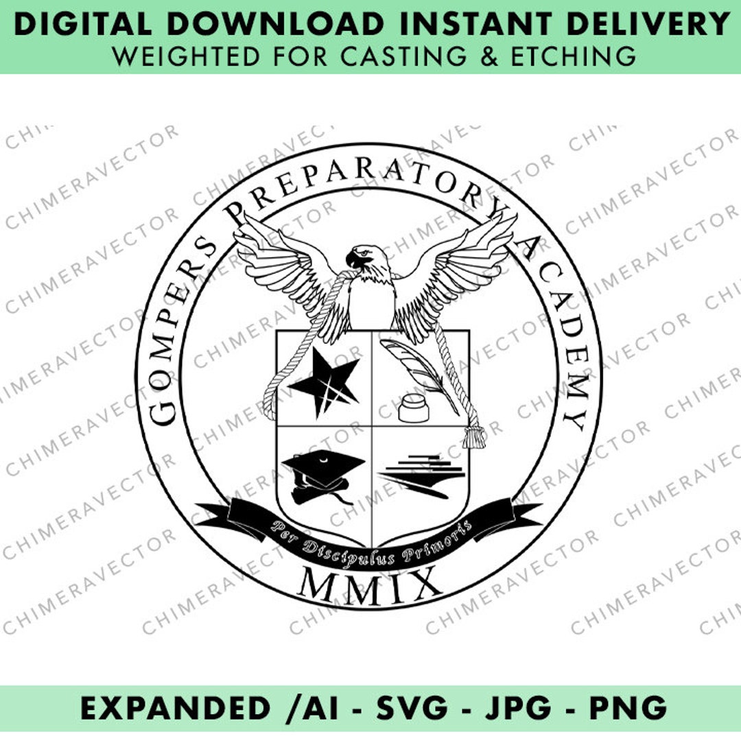 Gompers Preparatory Academy Logo SVG Ai - Etsy