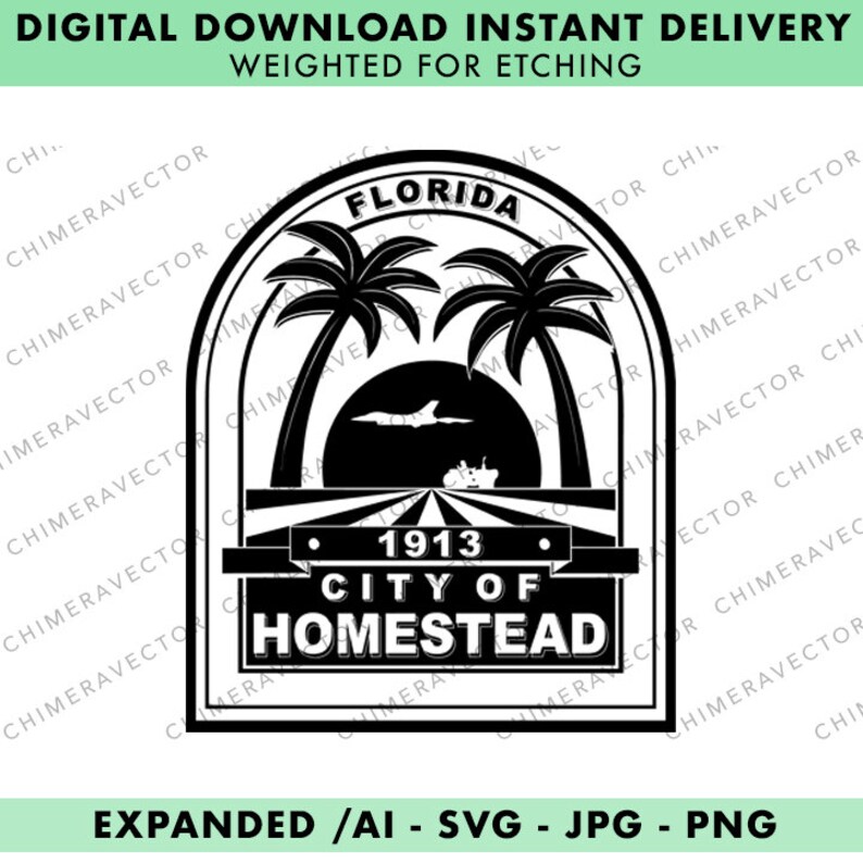 City of Homestead Florida - SVG - Etsy