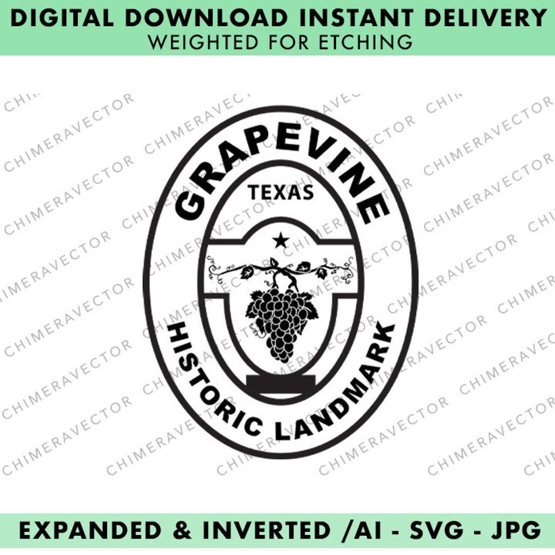 City of Grapevine Texas - SVG - Ai - Etsy