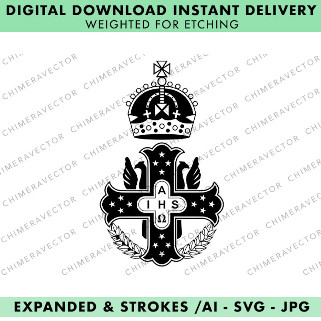 Red Cross of Constantine - SVG - AI - JPG - Etsy