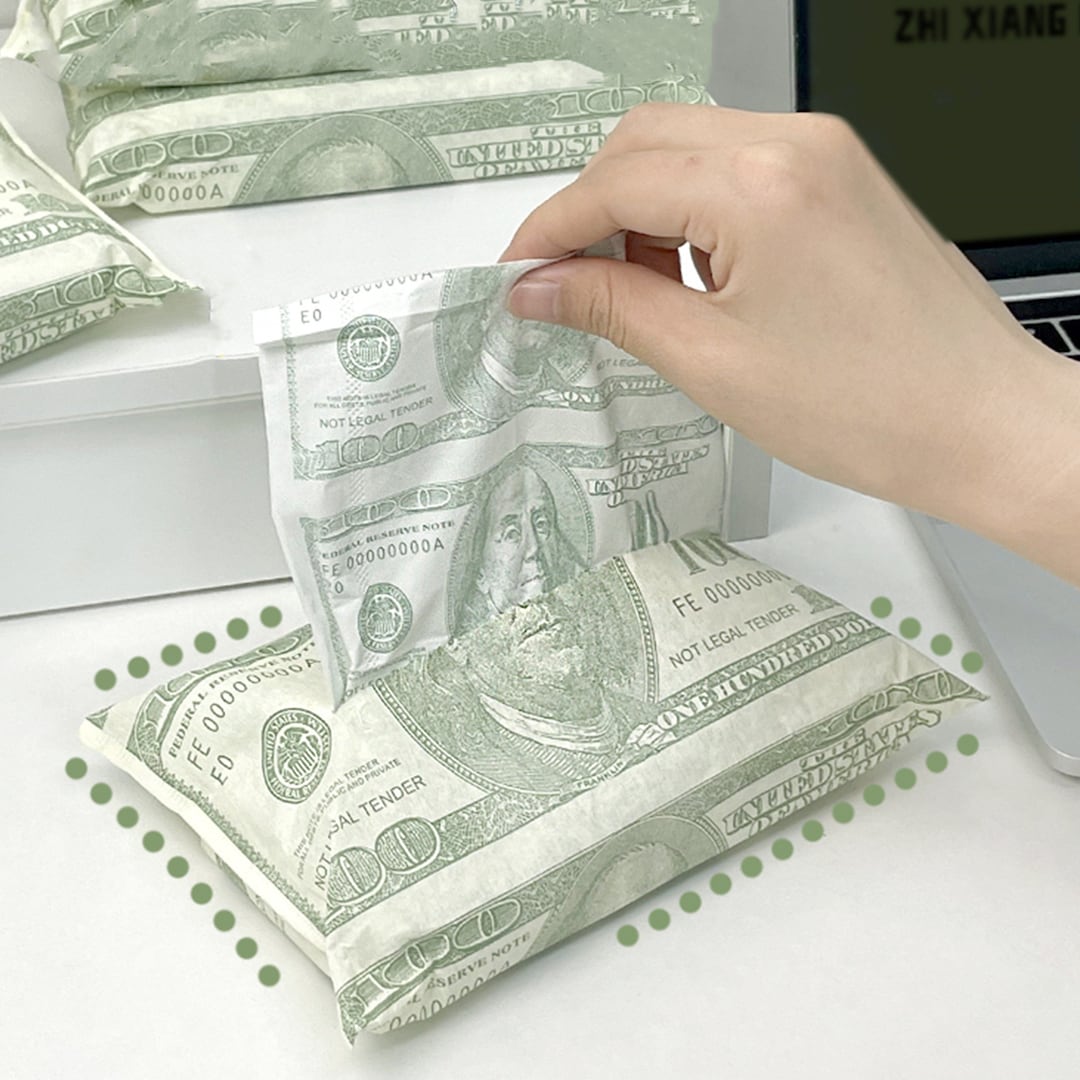 Creative 5 Packs Tissue Box Tissue Packets Spoof Dollar Bill - Etsy