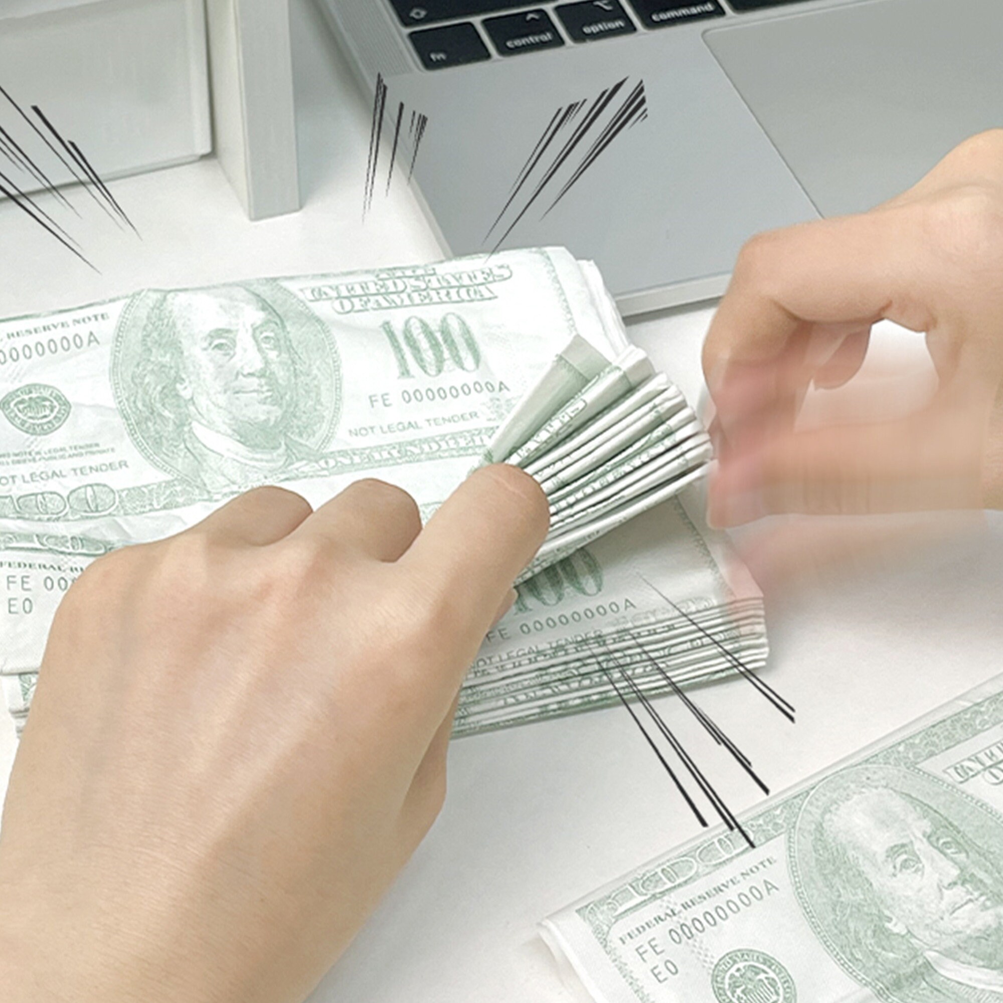 Creative 5 Packs Tissue Box Tissue Packets Spoof Dollar Bill - Etsy