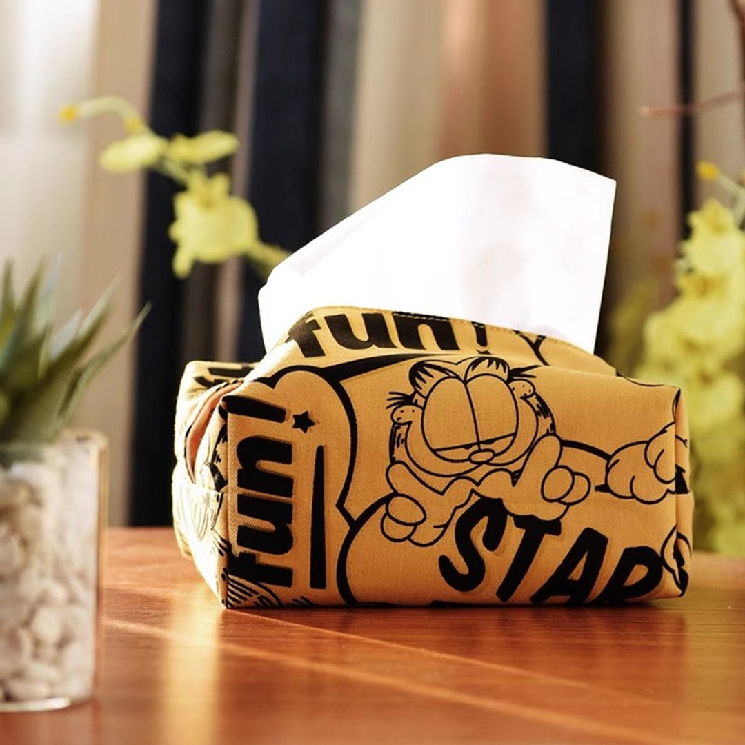 Cute Garfield Paper Towel Set Paper Drawer Box for Car - Etsy