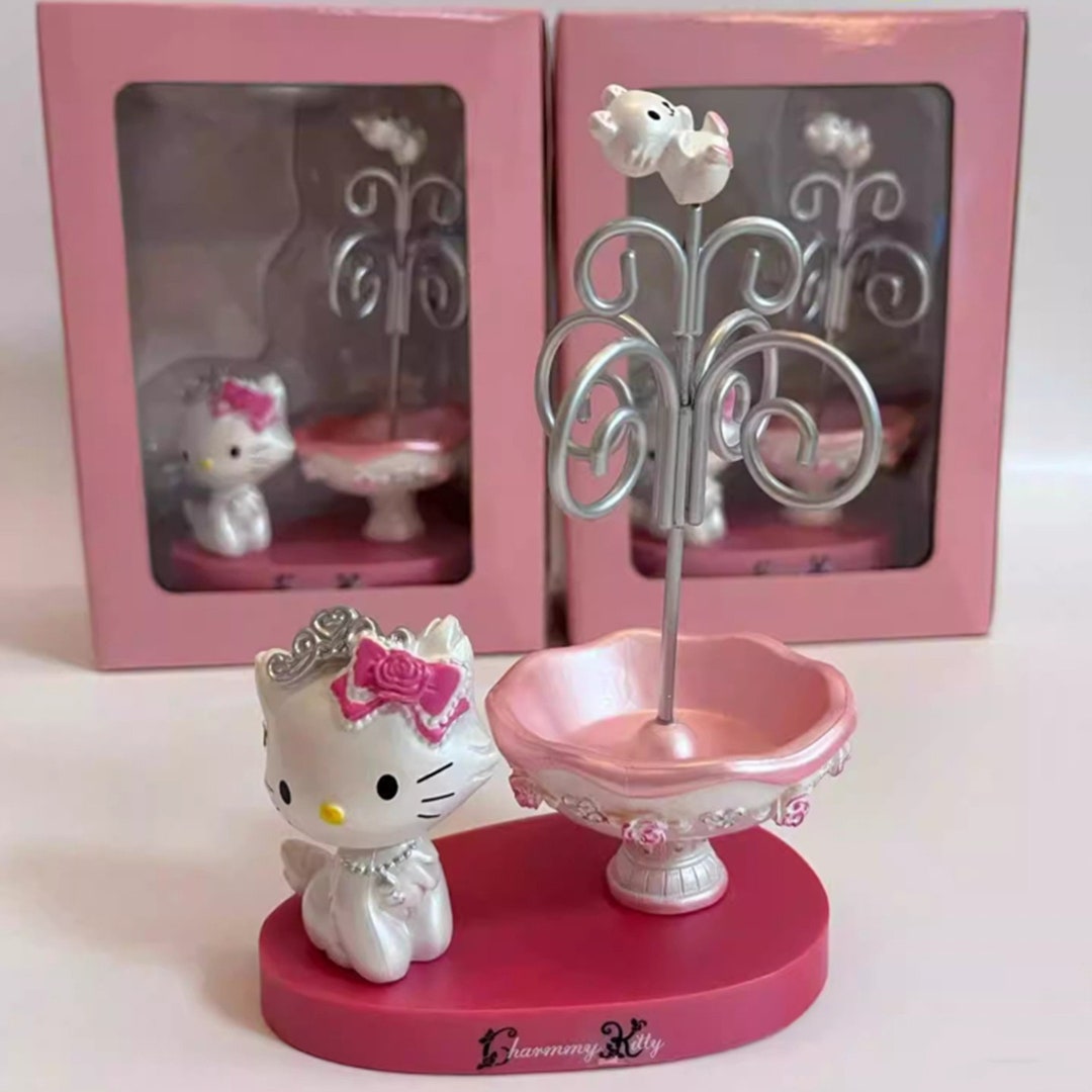 Cute Pink Kitty Storage Tray Cute Key Holder Creative Home - Etsy