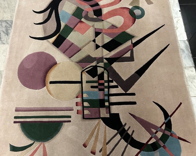 Wassily Kandinsky Style Rug by Guggenheim Modern - Etsy