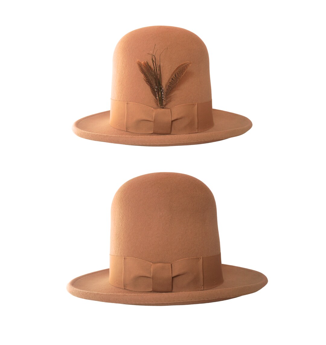 Very Tall Bowler Hat Sophisticated Tall Bowler Hat Tall - Etsy