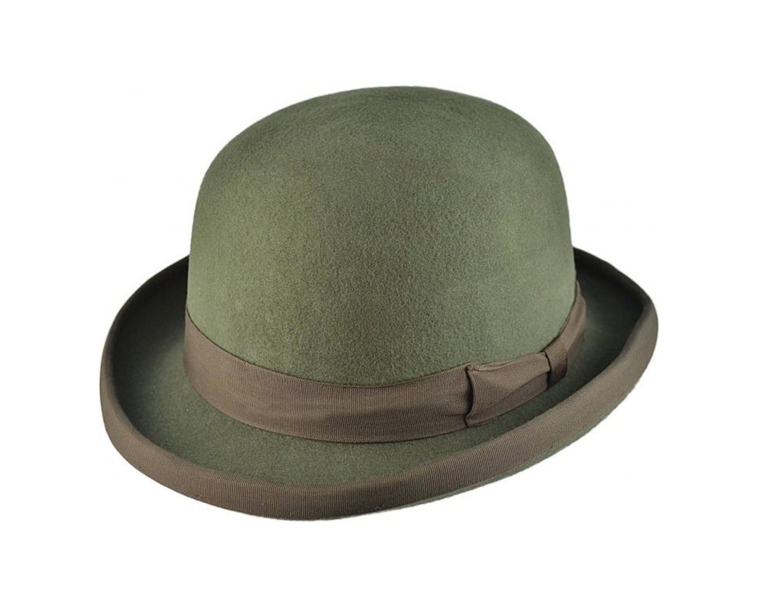 Classic Bowler Hat Traditional Style Felt Hat, Bowler Hats for Men and ...