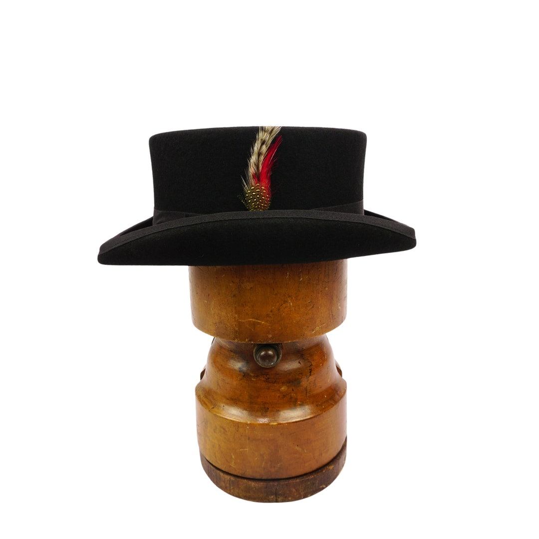 Low Crown Top Hats Mid Crown Dressage Equestrian Top Hat Velour Felt ...