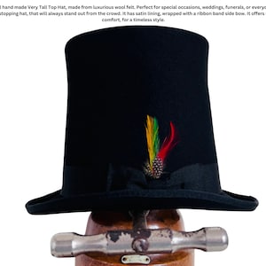 Very Tall Top Hat, Stand Tall and Command Attention With the Very Tall ...