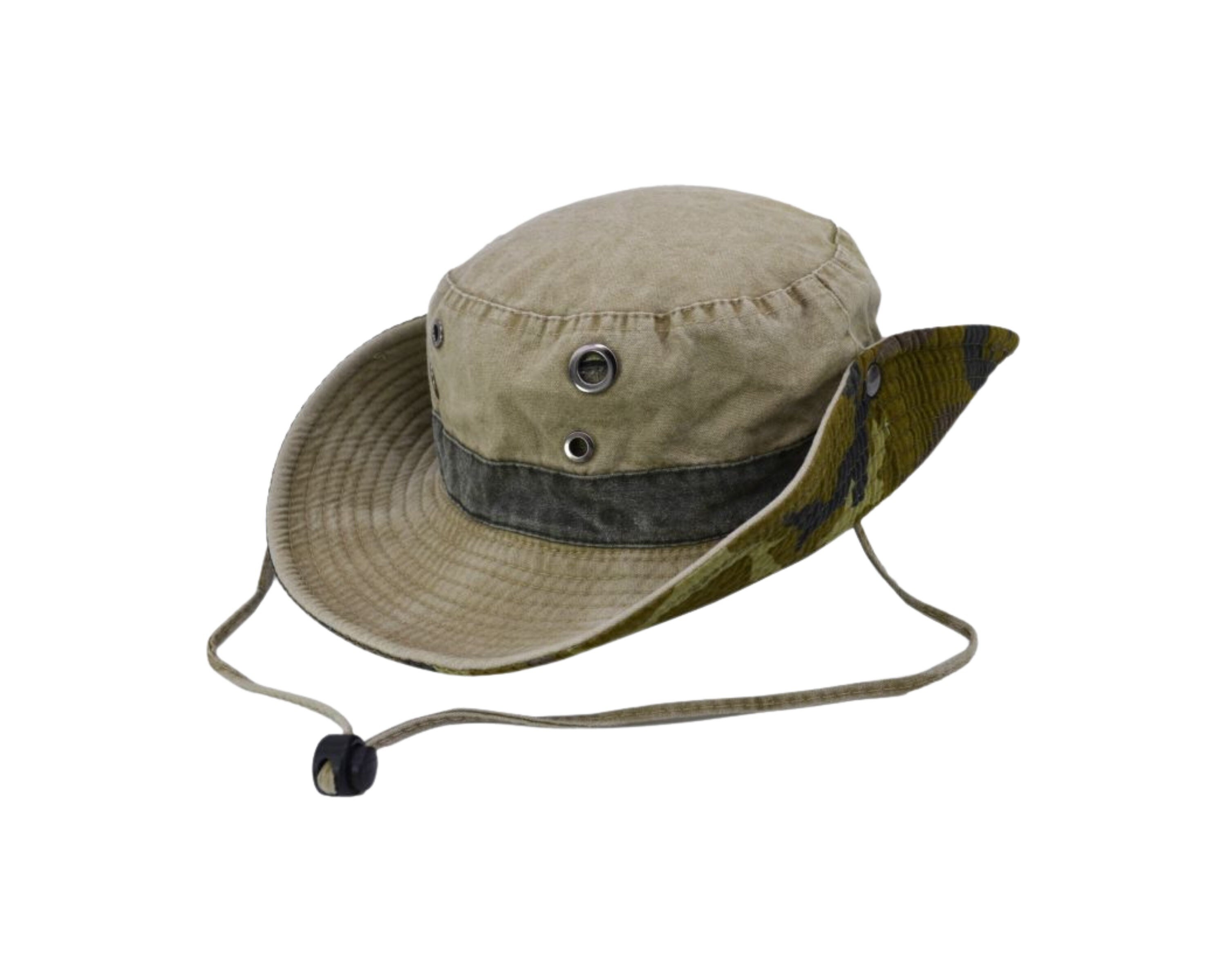 Eimer Hut Safari, Stilvoller Safari Print Eimer Hut mit Kordelzug ...