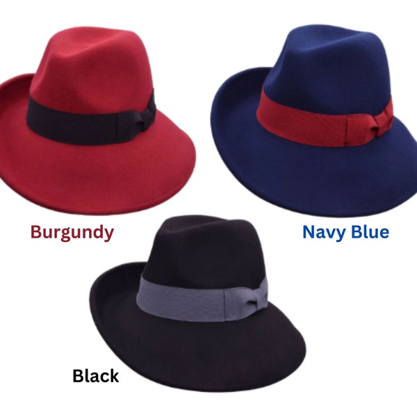 Asymmetrical Fedora Hat - Etsy