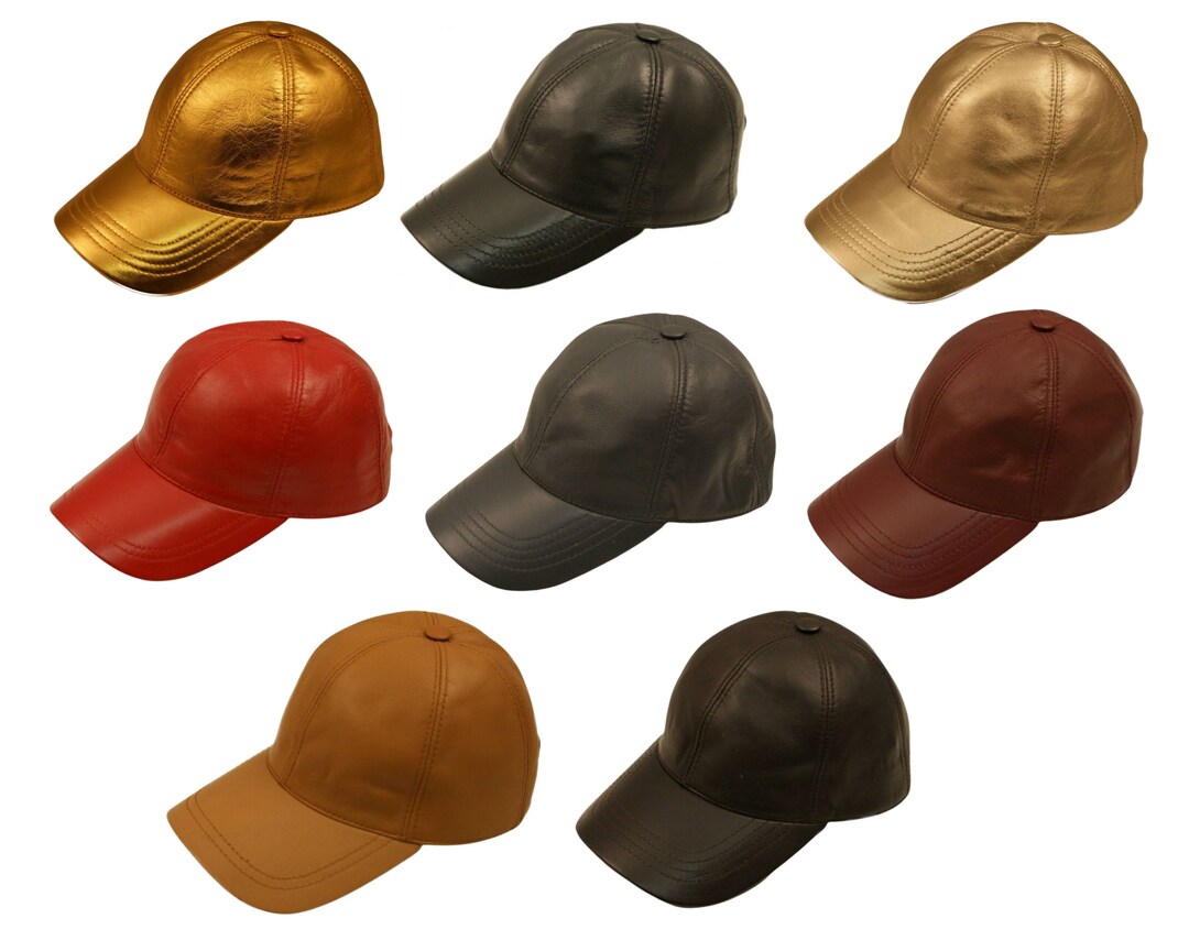 Luxurious Leather Baseball Caps, Effortlessly Chic Elevate Your Style ...