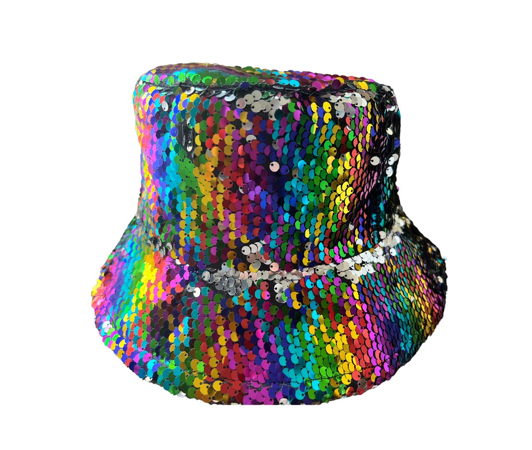 Sequin Changeover Bucket Hat Shimmerswitch Sequin Changeover - Etsy
