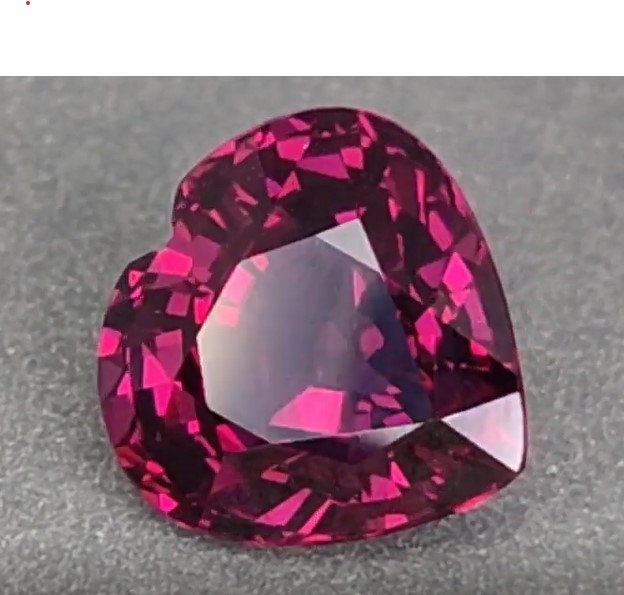 4.25 Cts Certified Vivid Purple Rhodolite Garnet From Tanzania Natural ...
