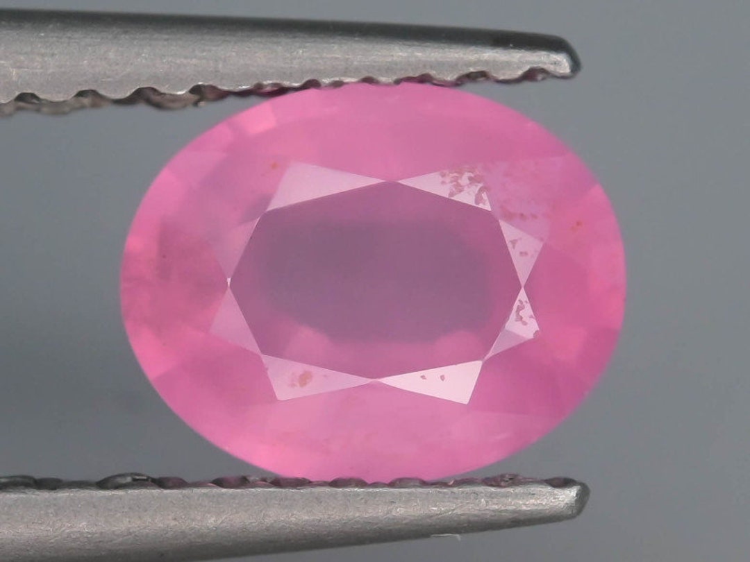 1.10 Ct Spinel Gemstone From Burma | Baby Pink Color | Fluorescent ...