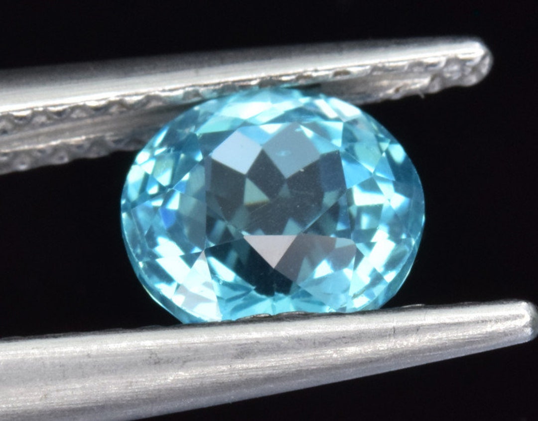 1.24 Cts Excellent Neon Blue Color Apatite - Etsy