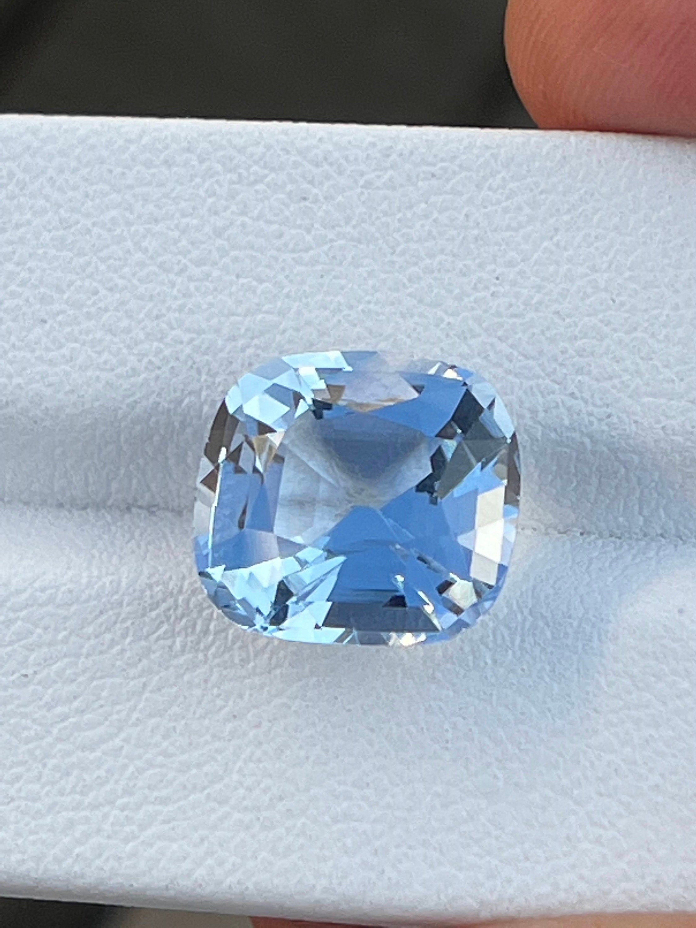 US Seller | 7.3 Cts Certified Natural Beryl With TOP Luster | Santa ...