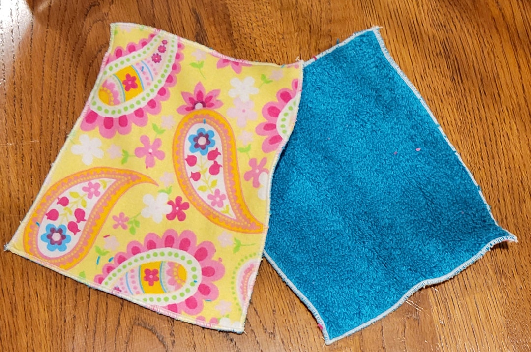 Small Washcloth With Terry Backer - Etsy
