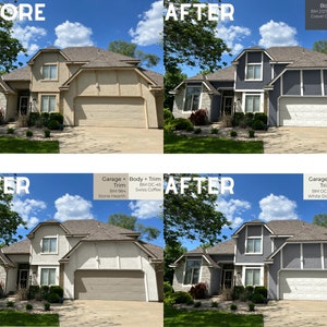 Exterior House Paint Color Visualizer - Etsy