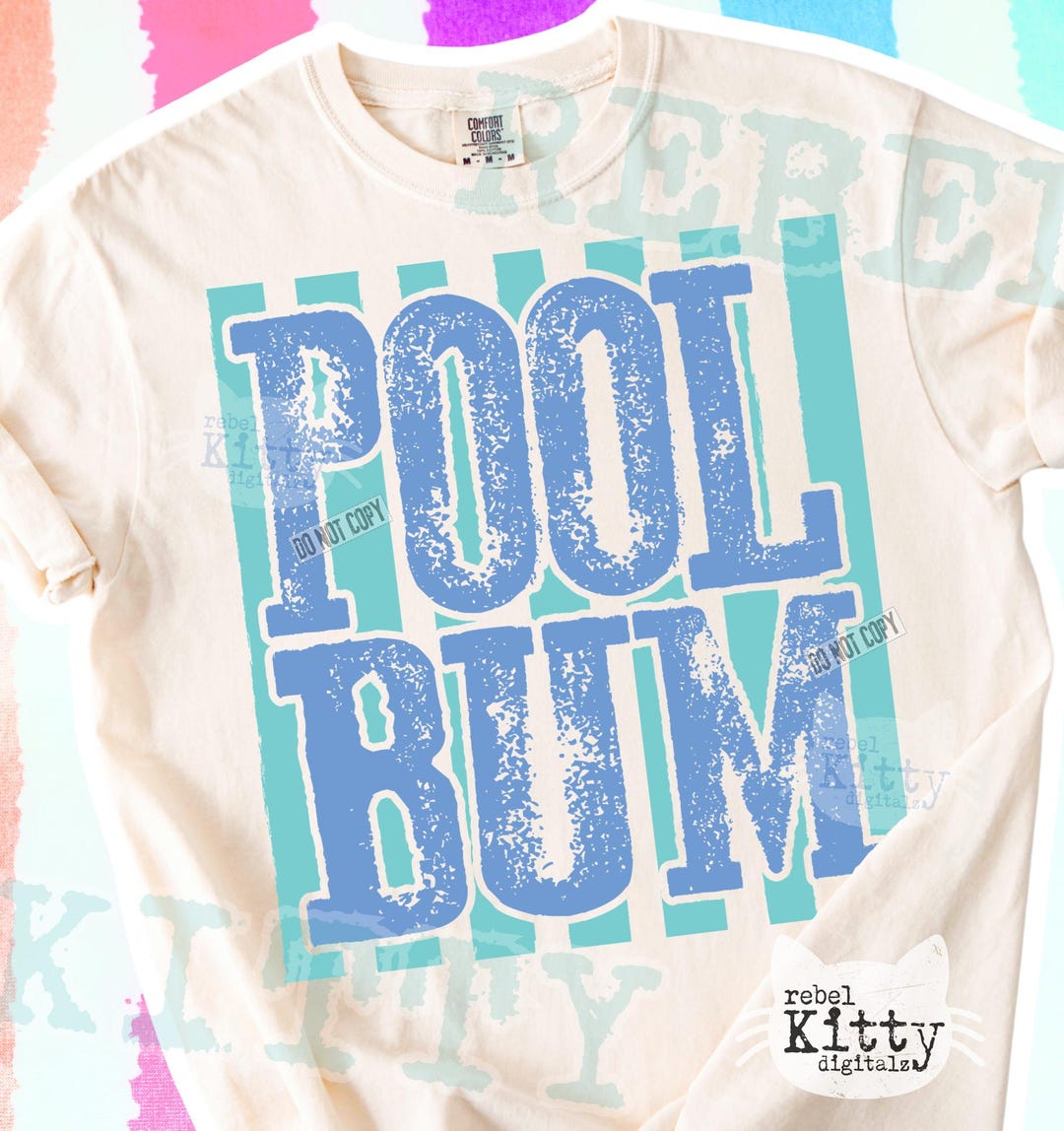 Pool Bum PNG | Trendy Summer Design (digital Download) - Etsy