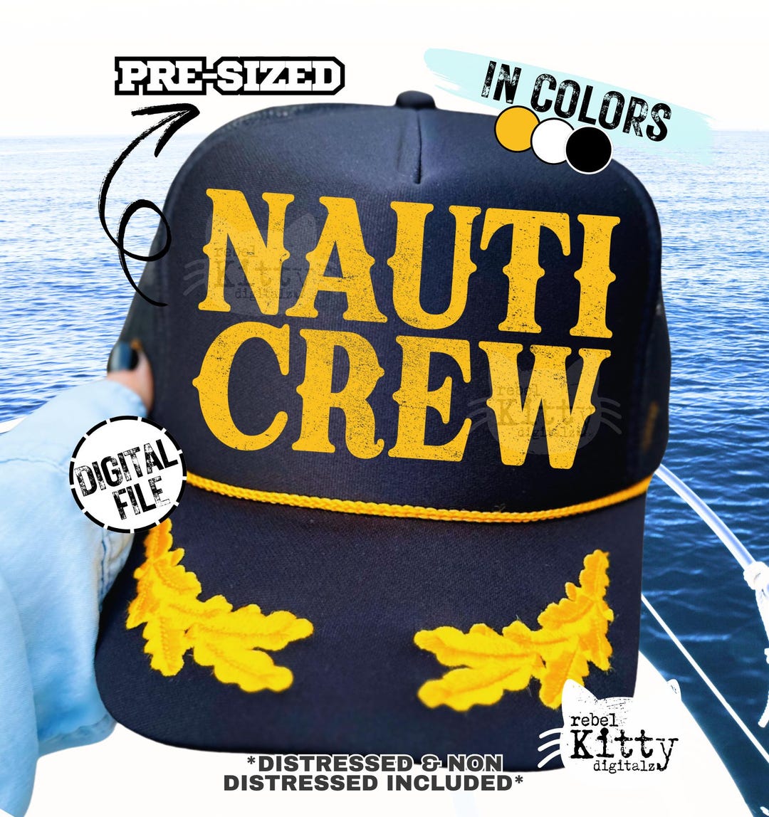 Nauti Crew PNG | SVG | Boat | Yacht | Funny Snarky | Trendy Summer ...