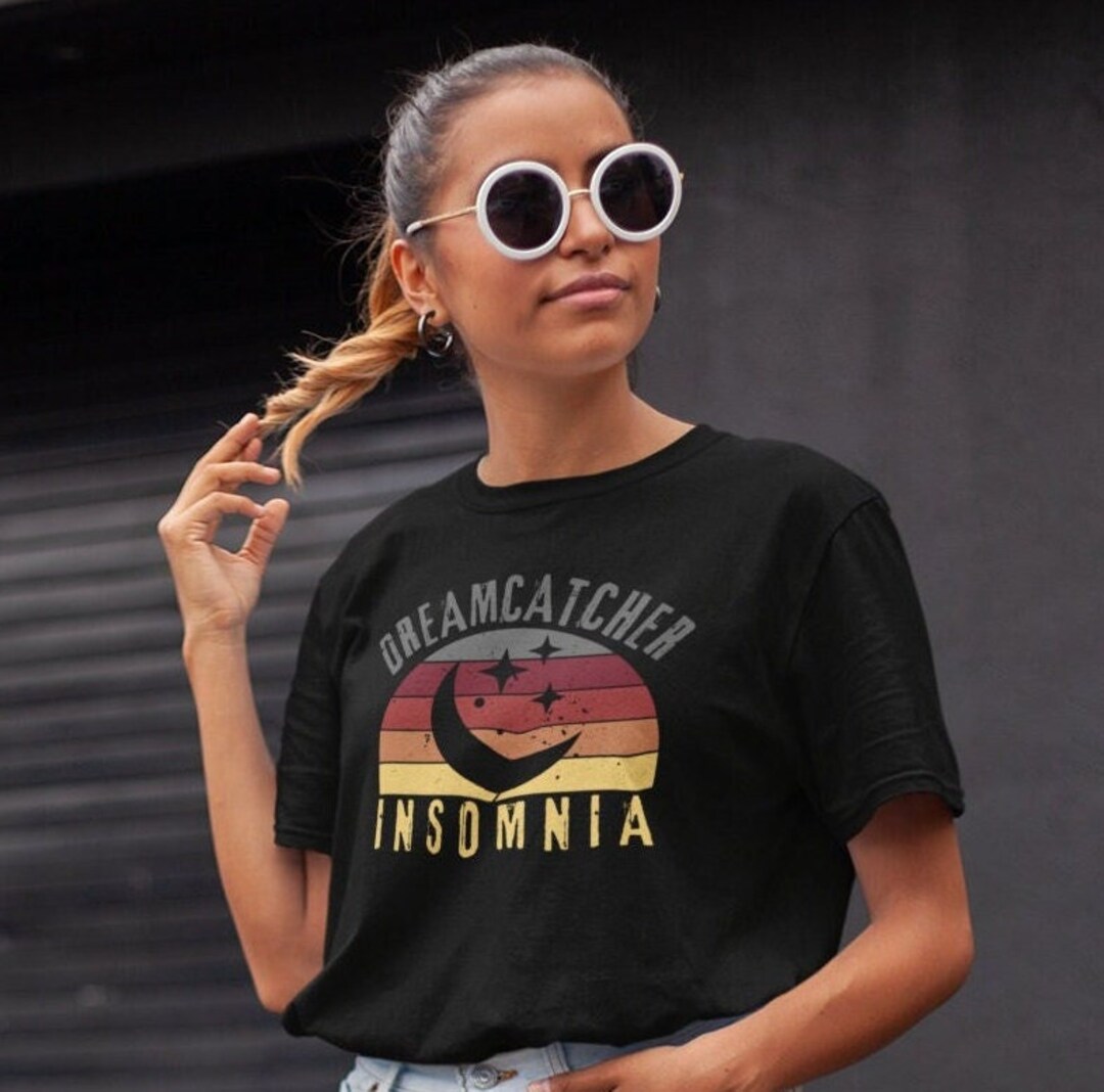 Dreamcatcher Insomnia Retro Sunset Unisex Shirt, Dreamcatcher Shirt ...