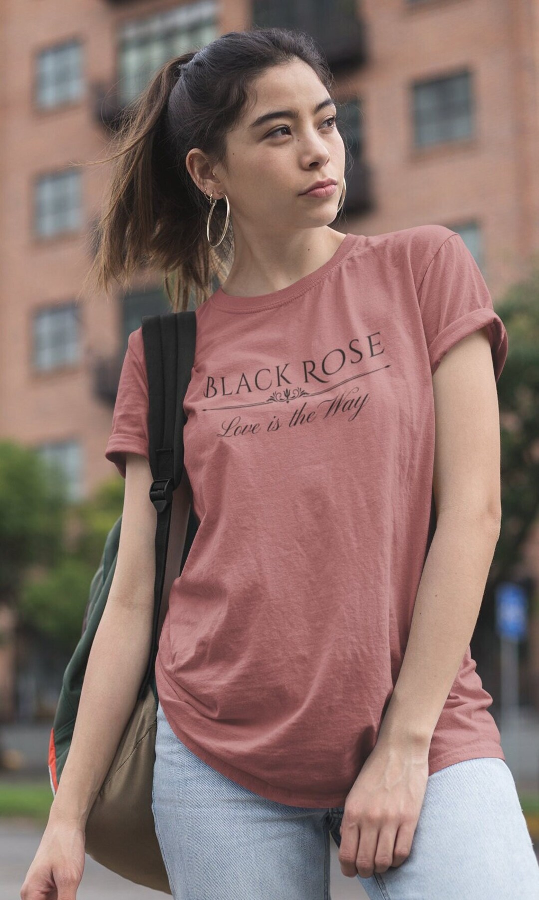 Black Rose Love is the Way Shirt, the Rose Shirt, Black Rose Shirt, the ...