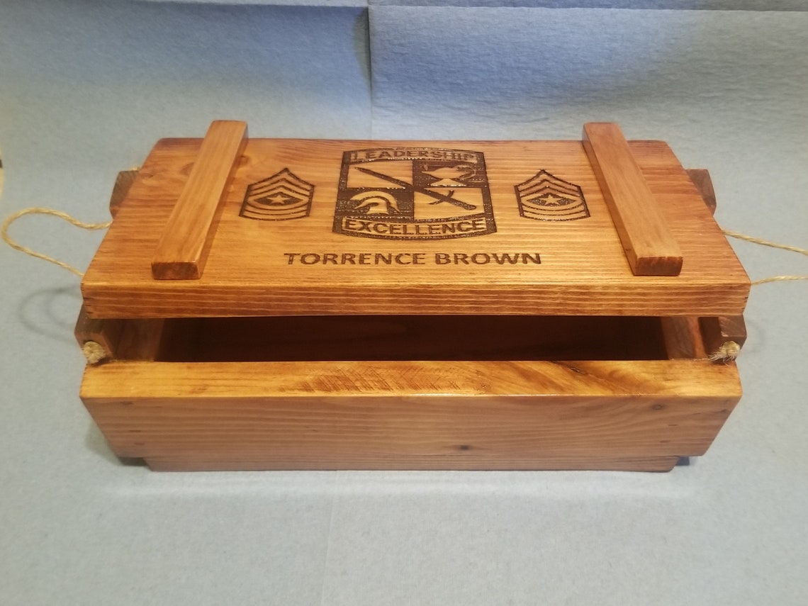 Keepsake Personalized Ammo Crate - Etsy