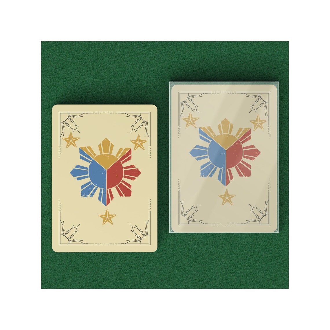 Filipino Playing Cards, the Philippines Flag Design, Star, Sun, Pinoy ...